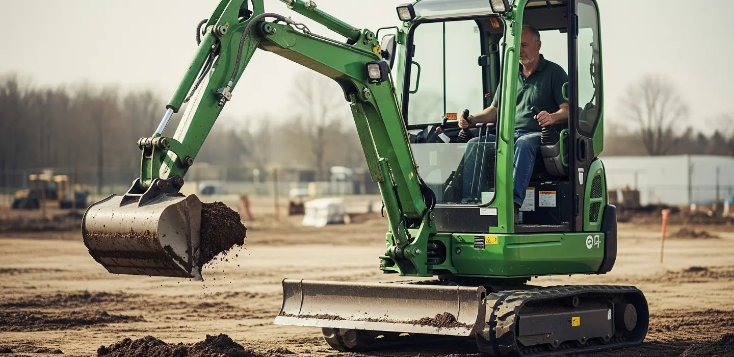 Nos conseils pour bien conduire une mini-pelle